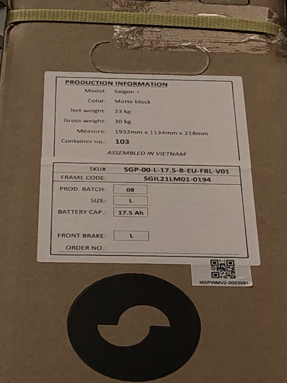 John Pye Auctions - MODMO SAIGON + 17.5AH 250WATT EBIKE WITH 120KM ...