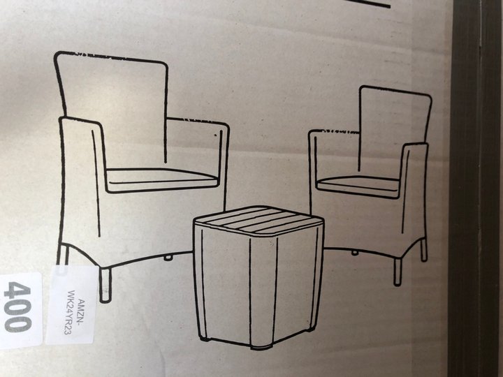 John Pye Auctions - KETER IOWA BALCONY RATTAN SET: LOCATION - A5 TABLE