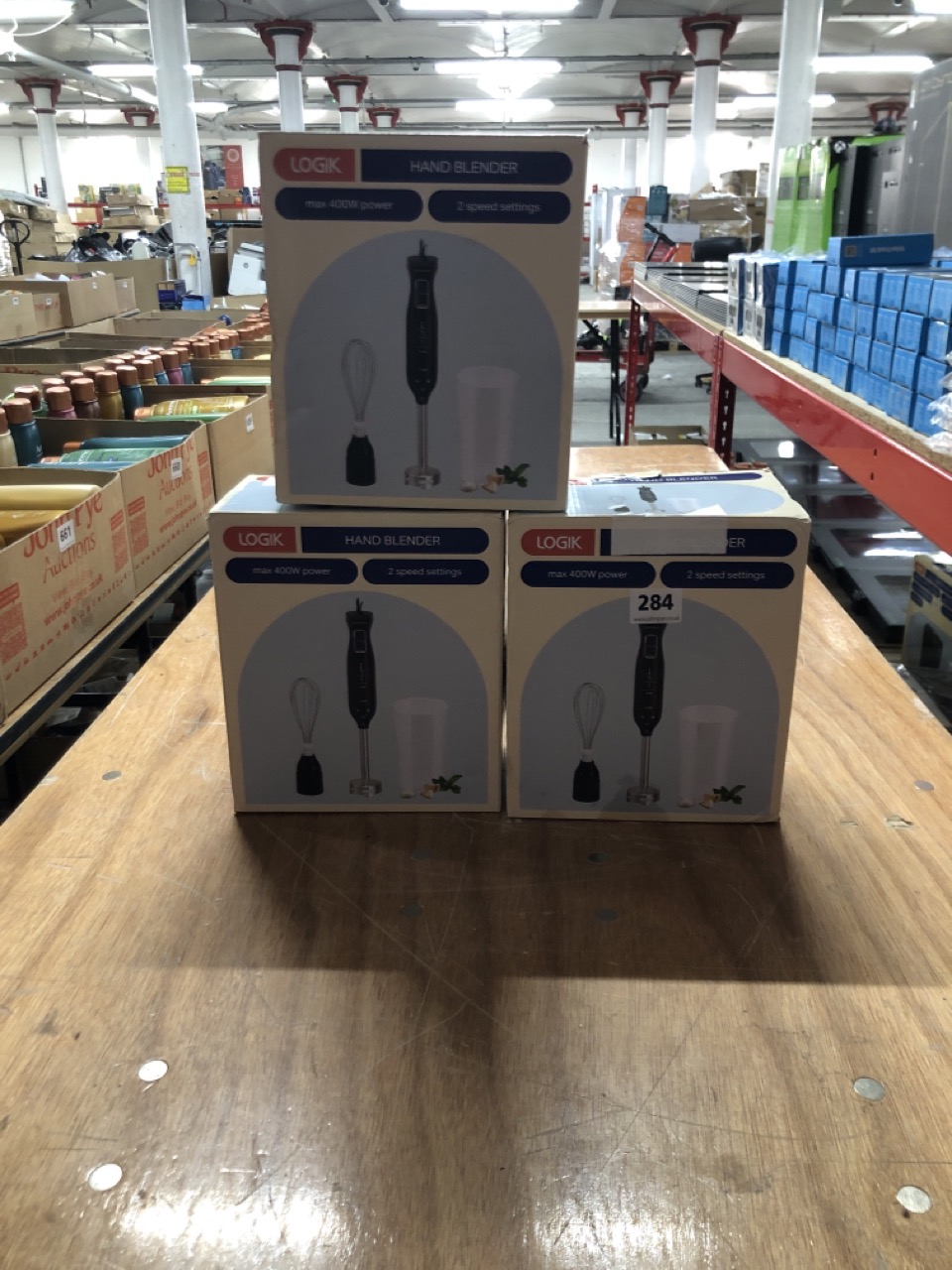 John Pye Auctions - 3X LOGIK HAND BLENDERS MODEL: L400HBB21