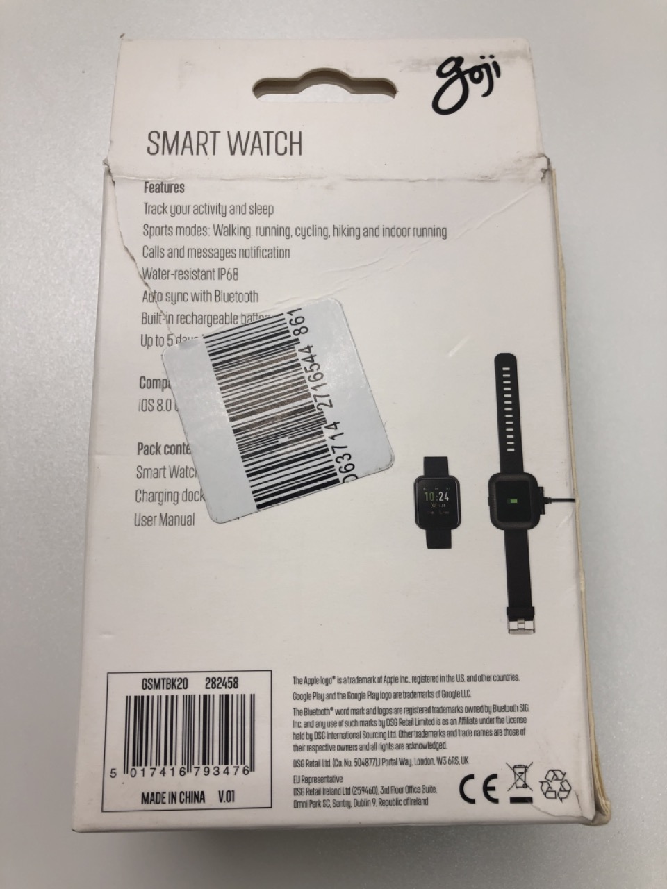 John Pye Auctions - GOJI SMART WATCH (SEALED)