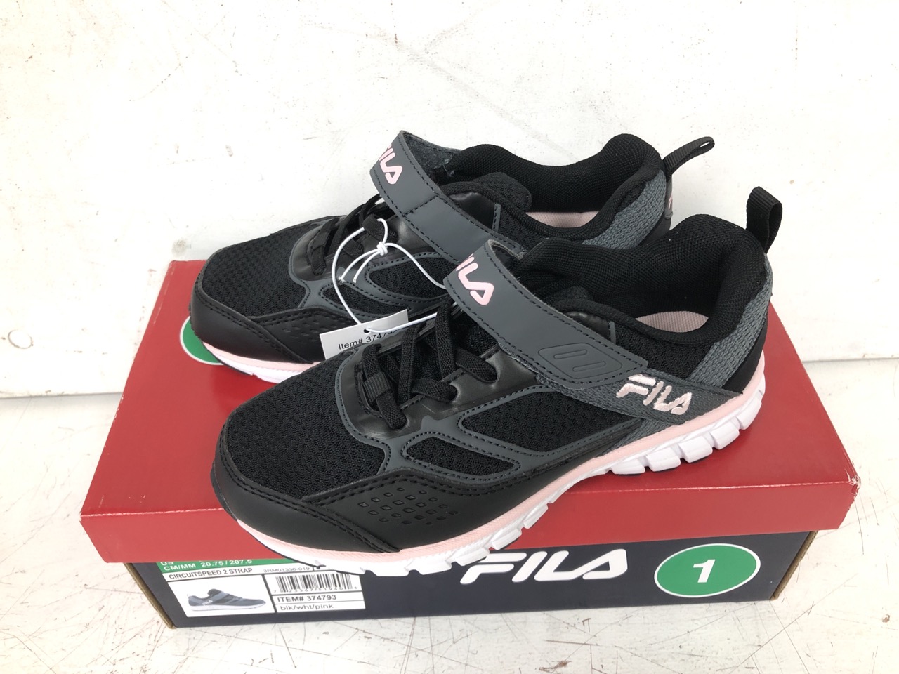 John Pye Auctions - 4 X KIDS FILA TRAINERS CIRCUIT SPEED 2 STRAP ALL IN ...