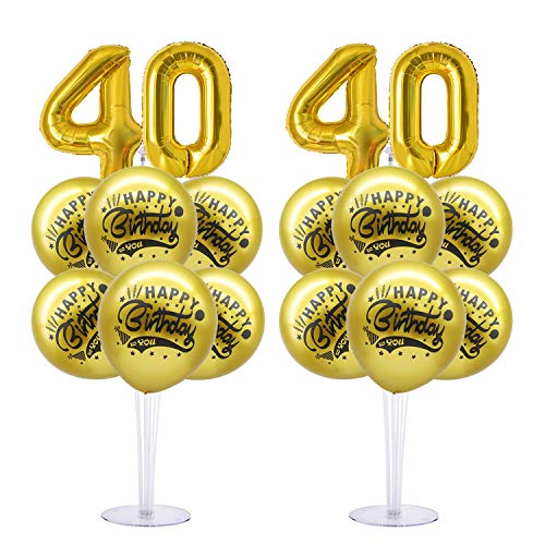 John Pye Auctions - 13 X 40TH BIRTHDAY DECORATION BALLOONS PACK FOR ...