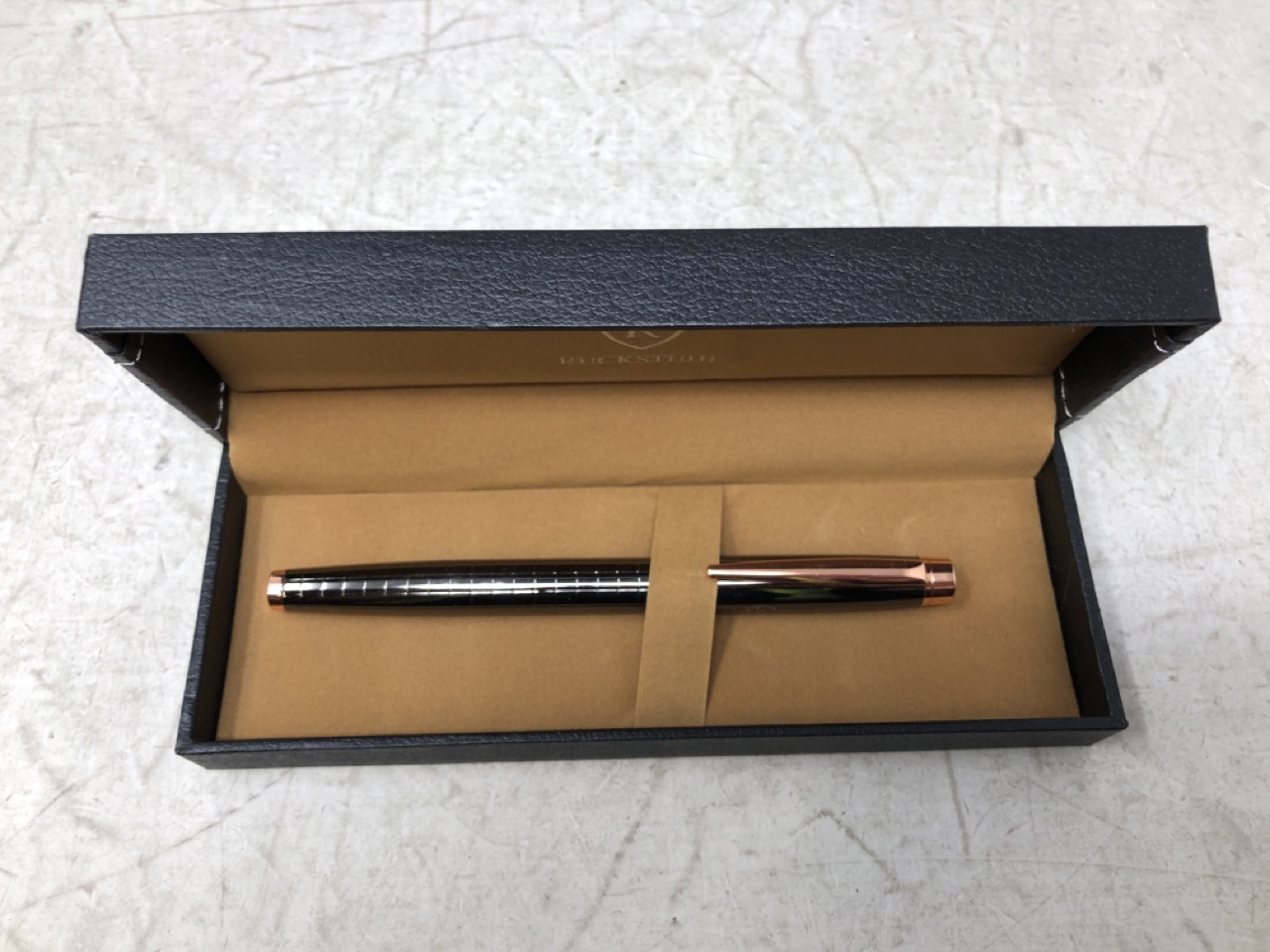 John Pye Auctions - RUCKSTUHL STAINLESS STEEL LUXURY PEN IN GIFT BOX ...
