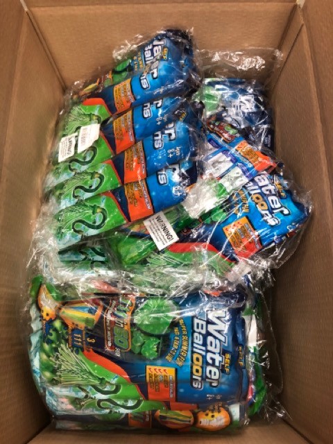 John Pye Auctions - 12 X 555 PCS WATER BALLOONS - WATER BALLOONS SELF ...