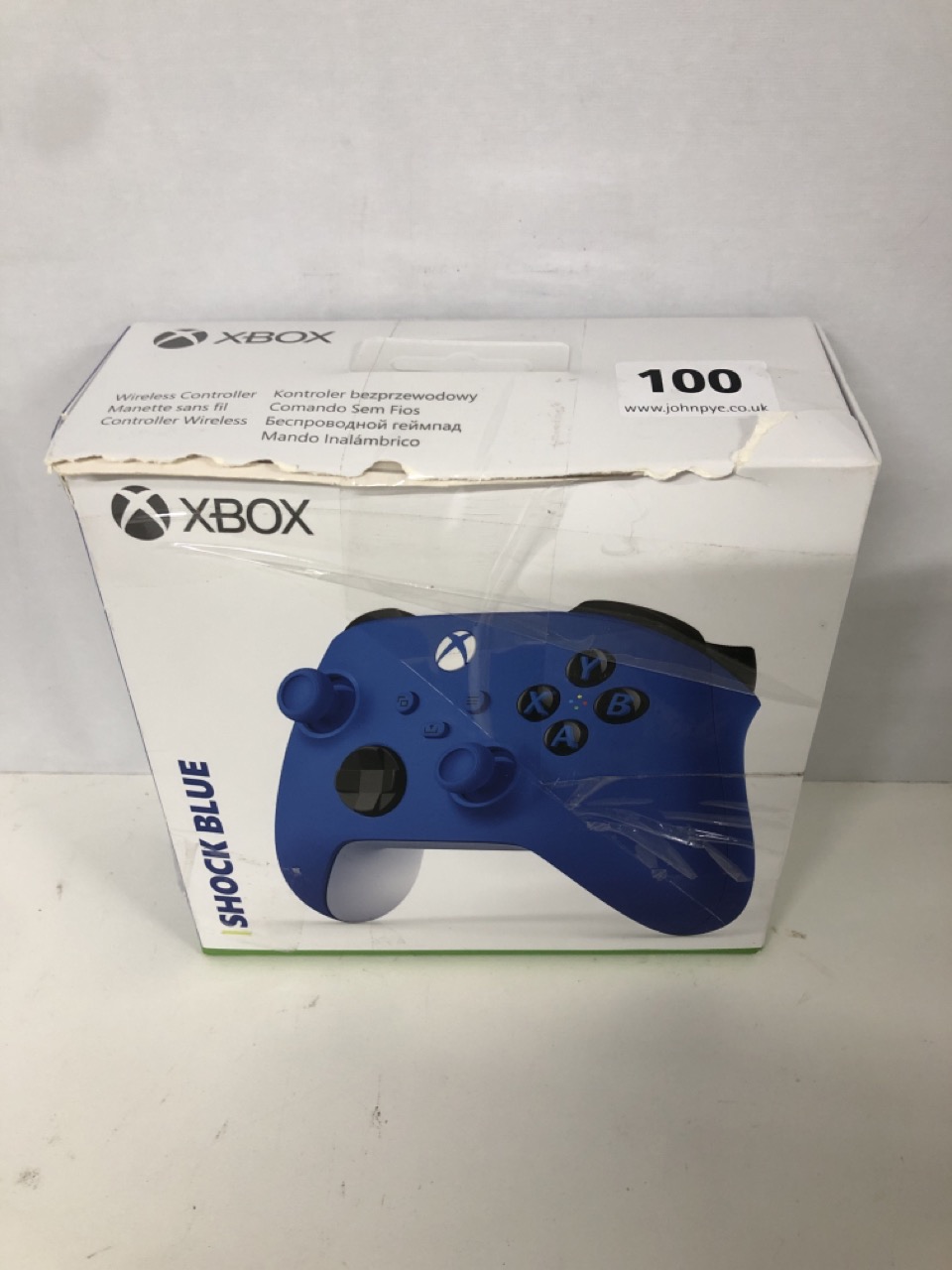 John Pye Auctions - XBOX SHOCK BLUE WIRELESS CONTROLLER - NEXT GEN