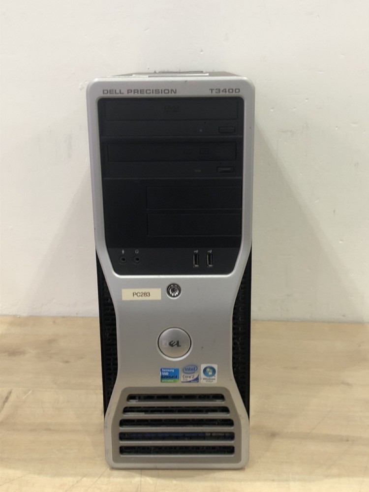 John Pye Auctions - DELL PRECISION T3400 COMPUTER IN SLIVER AND BLACK ...