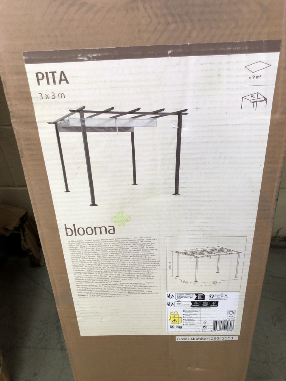 John Pye Auctions - PITA BLOOMA GAZEBO 3X3M: LOCATION - FRONT FLOOR ...
