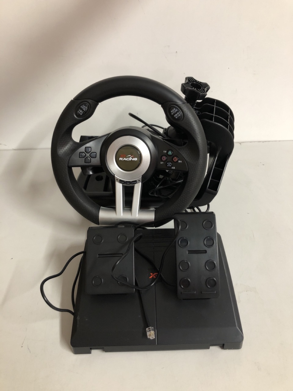 John Pye Auctions - XR RACING GAMING STEERING WHEEL & PEDAL SET