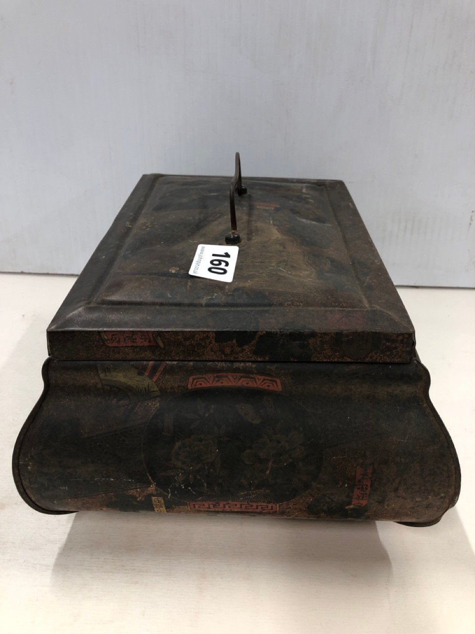 John Pye Auctions - AN ANTIQUE CHINESE LARGE TIN BOX D4