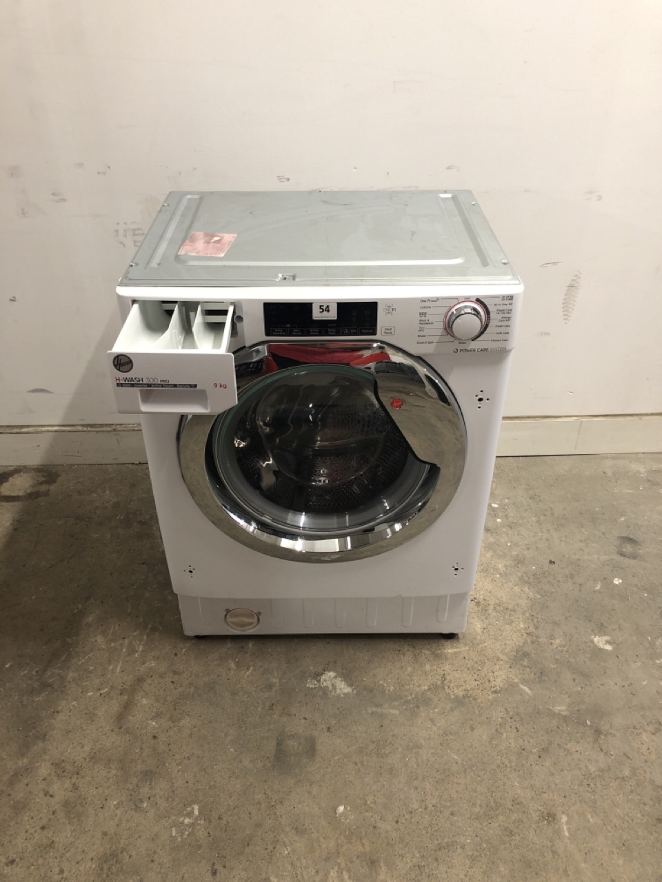John Pye Auctions - HOOVER INTEGRATED WASHING MACHINE - MODEL ...