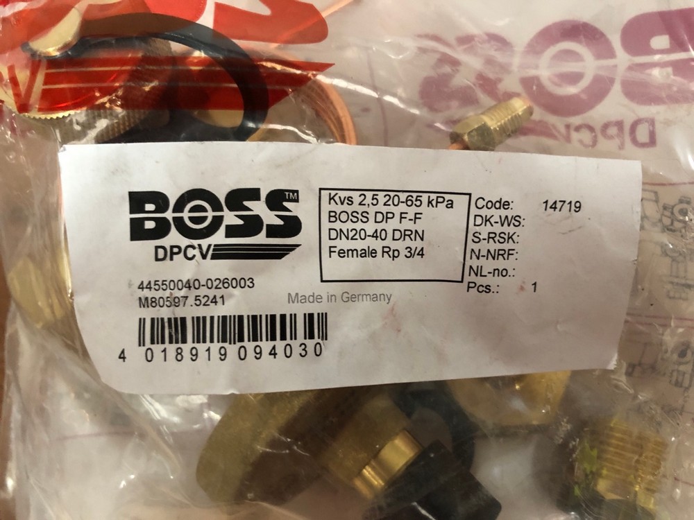 John Pye Auctions - BOSS 904 DPCV VALVE KIT