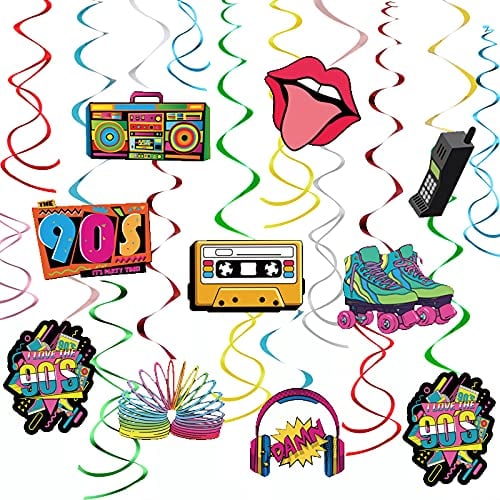 John Pye Auctions - 29 X WUKOU 32 PIECES 90S HANGING SWIRLS SET, 90S ...