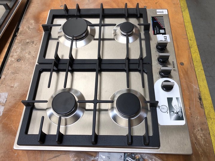 John Pye Auctions - BOSCH 60CM FOUR BURNER GAS HOB: MODEL PCP6A5B90 ...