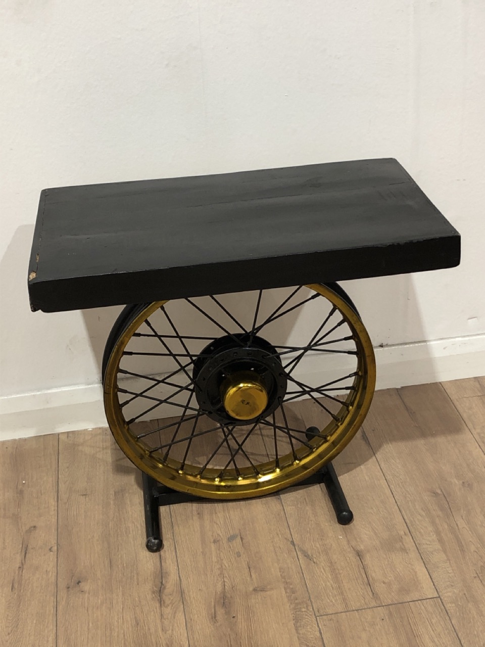 John Pye Auctions - BIZZOTTO ROAD MOTORCYCLE WHEEL SIDE TABLE TO ...