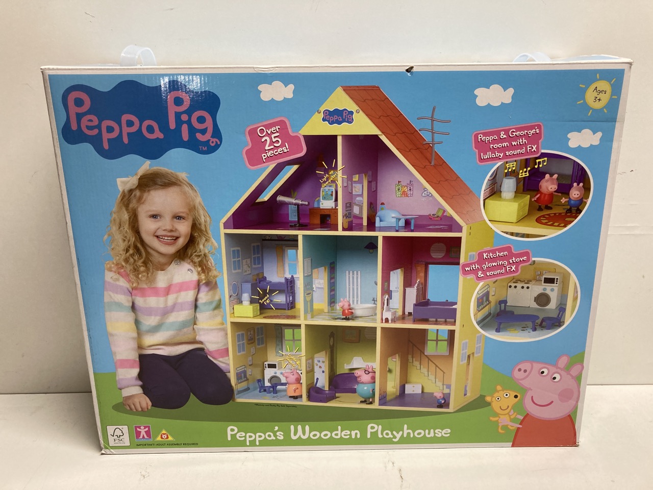 John Pye Auctions - PEPPA PIG WOODEN PLAYHOUSE