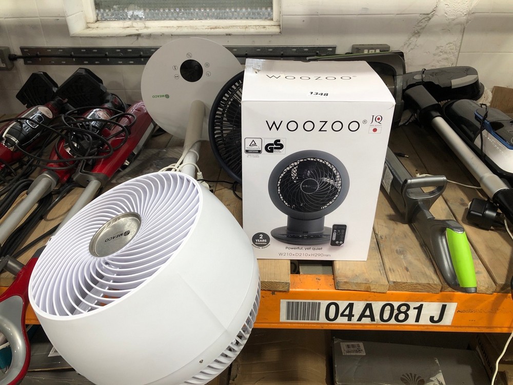 John Pye Auctions - 3 X ASSORTED FANS TO INCLUDE WOOZOO DESK FAN IN ...