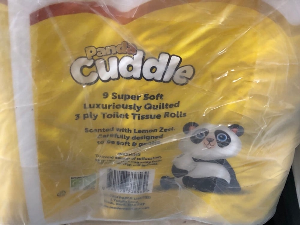 John Pye Auctions - PANDA CUDDLES TOILET ROLL ALOE 3 PLY TOILET ROLL 9 ...