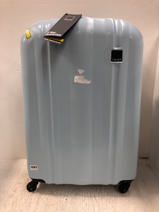 John Pye Auctions - TRIPP HARDSHELL WHEELED SUITCASE IN LIGHT BLUE ...