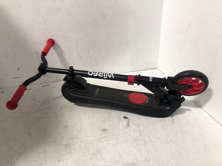John Pye Auctions - 2 X WIRED KIDS ELECTRIC SCOOTERS IN BLACK/RED ...