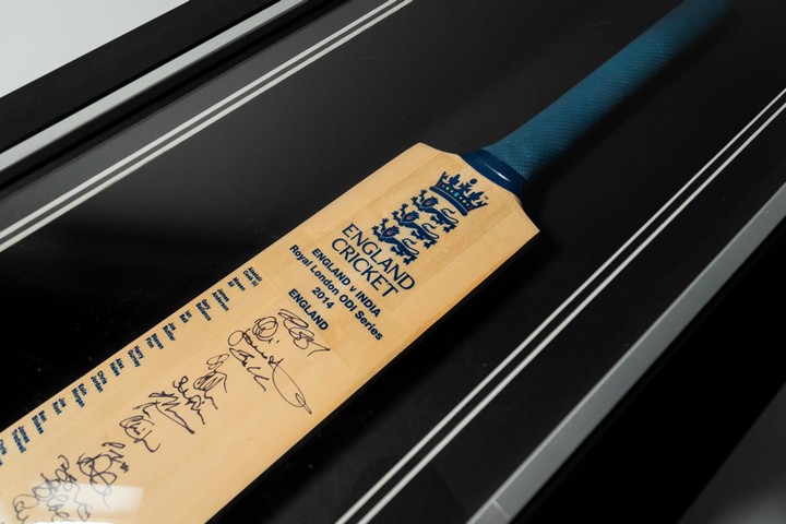 John Pye Auctions - SIGNED, MOUNTED AND FRAMED CRICKET BAT WITH ...