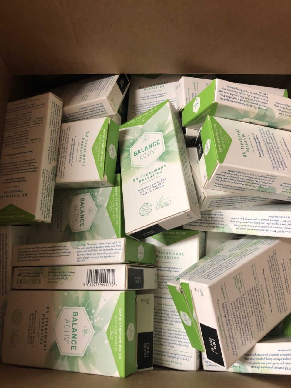 John Pye Auctions - 59 X BALANCE ACTIV BV VAGINAL PESSARIES 7 PESSARIES ...