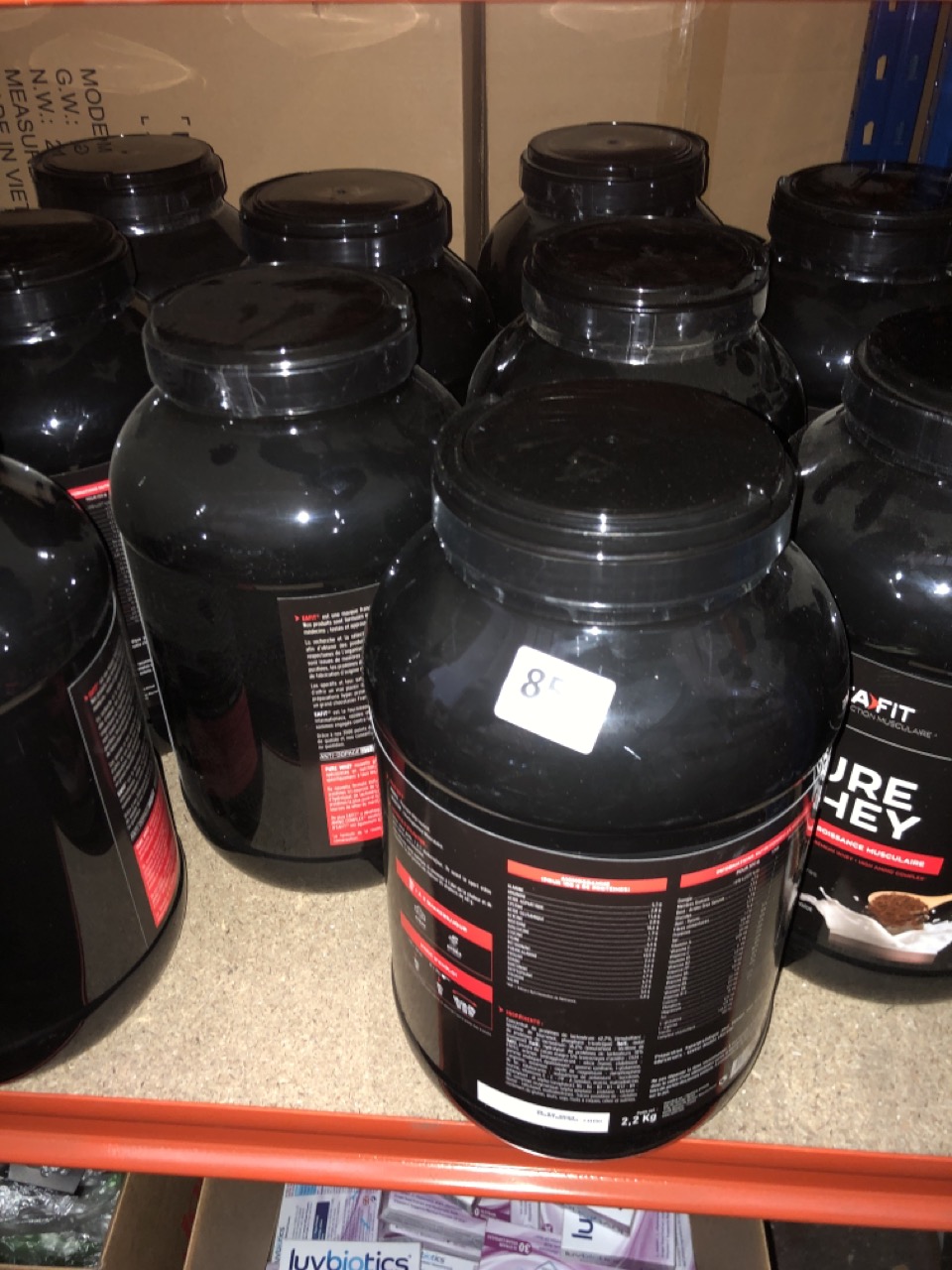 John Pye Auctions - 5 X EAFIT PURE WHEY - DOUBLE CHOCOLATE 2.2KG ...