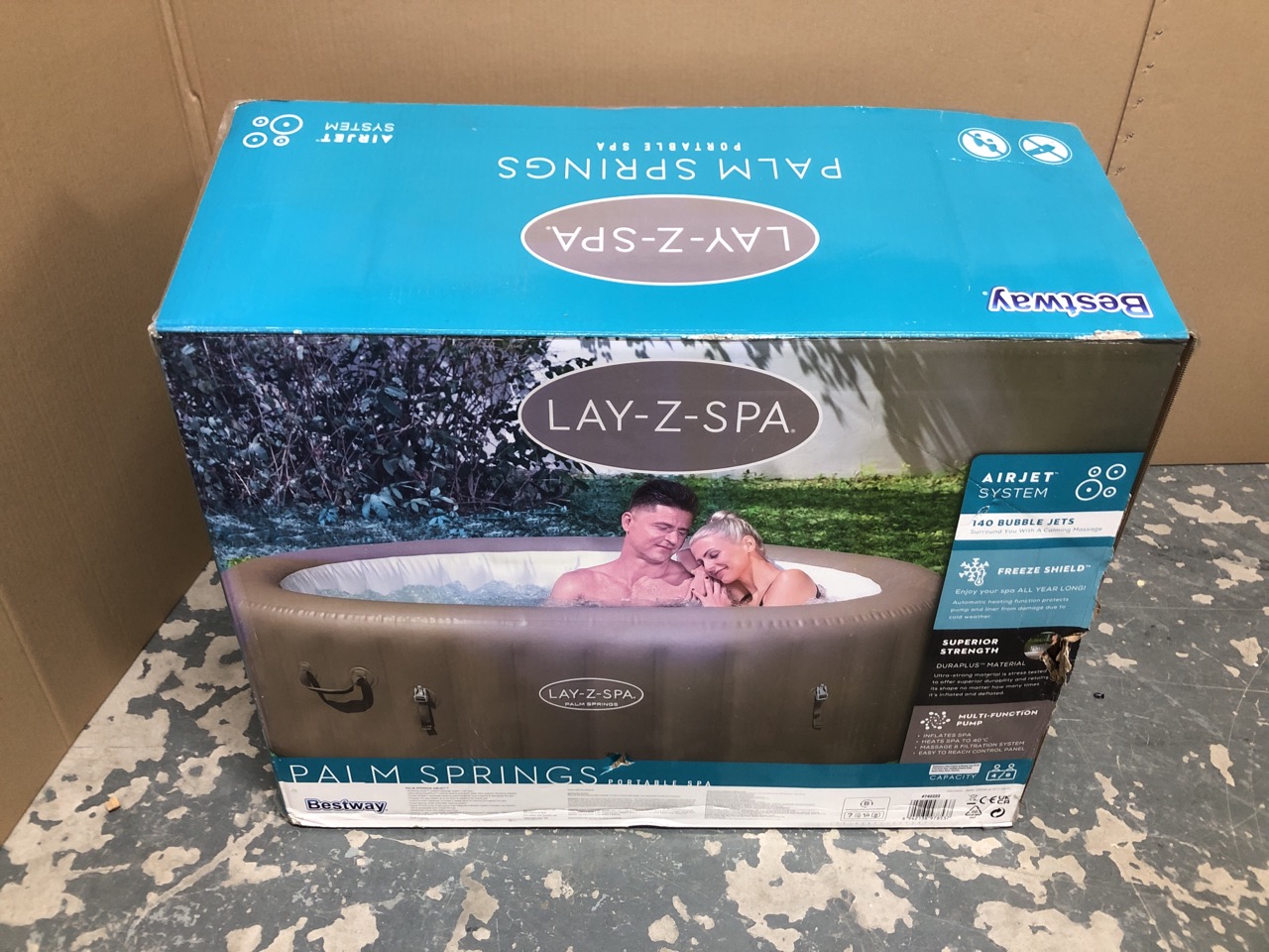 John Pye Auctions - BESTWAY PALM SPRINGS PORTABLE SPA RRP: £329.99 ...