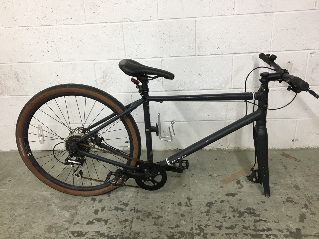 John Pye Auctions - RALEIGH GREY BIKE (MISSING WHEEL) (COLLECTION OR ...