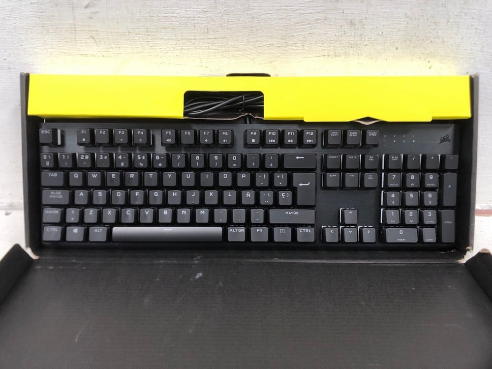 John Pye Auctions - CORSAIR USB K60 RGB PRO LOW PROFILE MECHANICAL ...