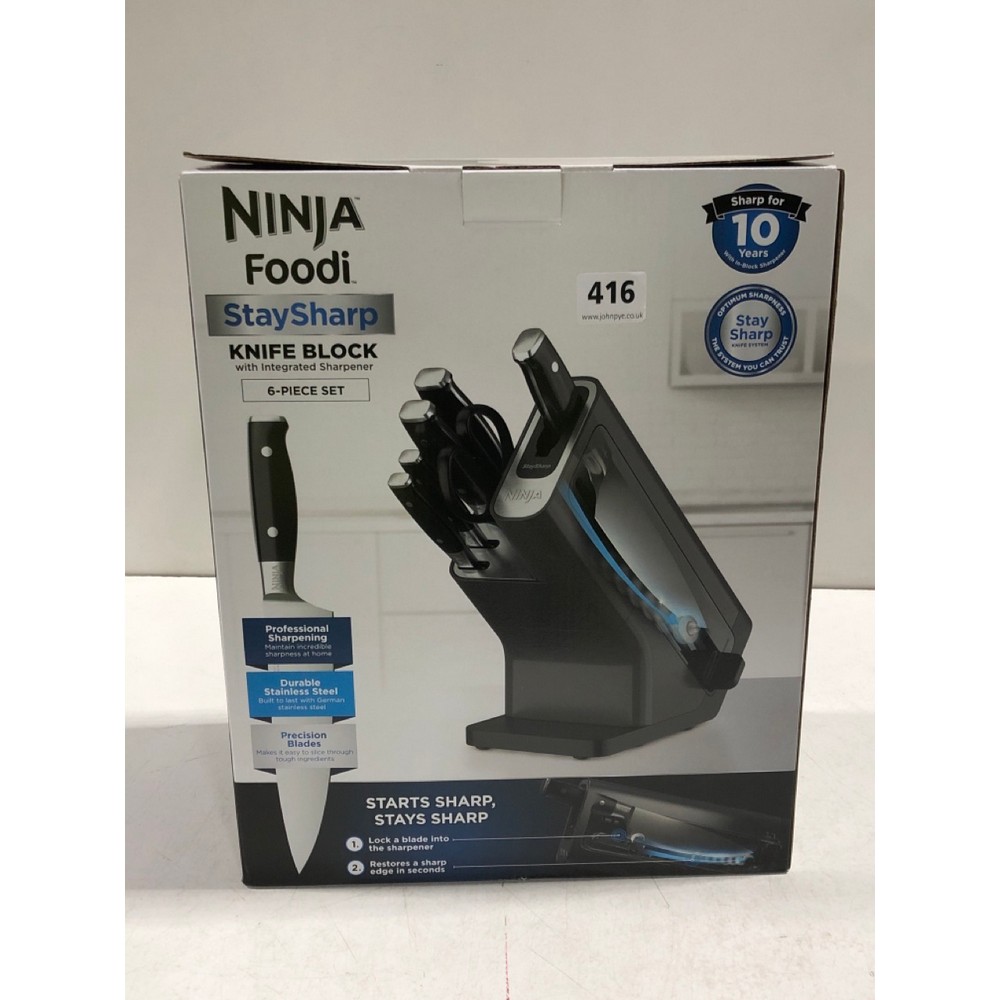 John Pye Auctions - NINJA FOODI STAYSHARP KNIFE BLOCK 6-PC SET (ROW 4)