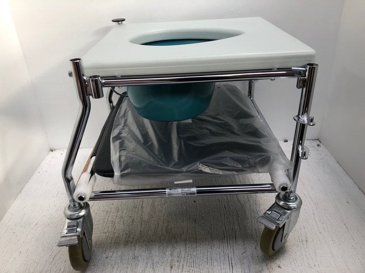 John Pye Auctions - GLIDE ABOUT COMMODE TO INCLUDE RAISED TOILET SEAT ...