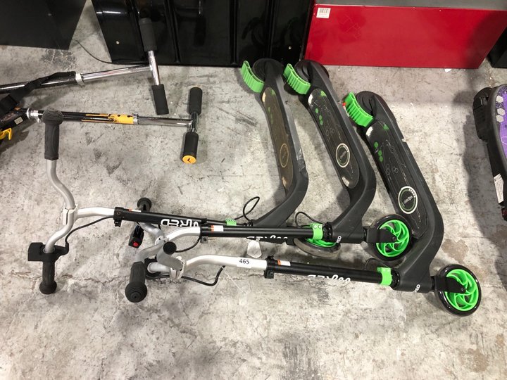John Pye Auctions - 3 X WIRED SCOOTERS IN BLACK & GREEN: LOCATION - B3