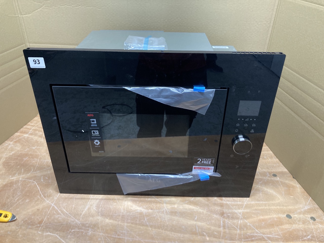 John Pye Auctions - AEG BUILT-IN MICROWAVE MODEL: MBE2658SEB