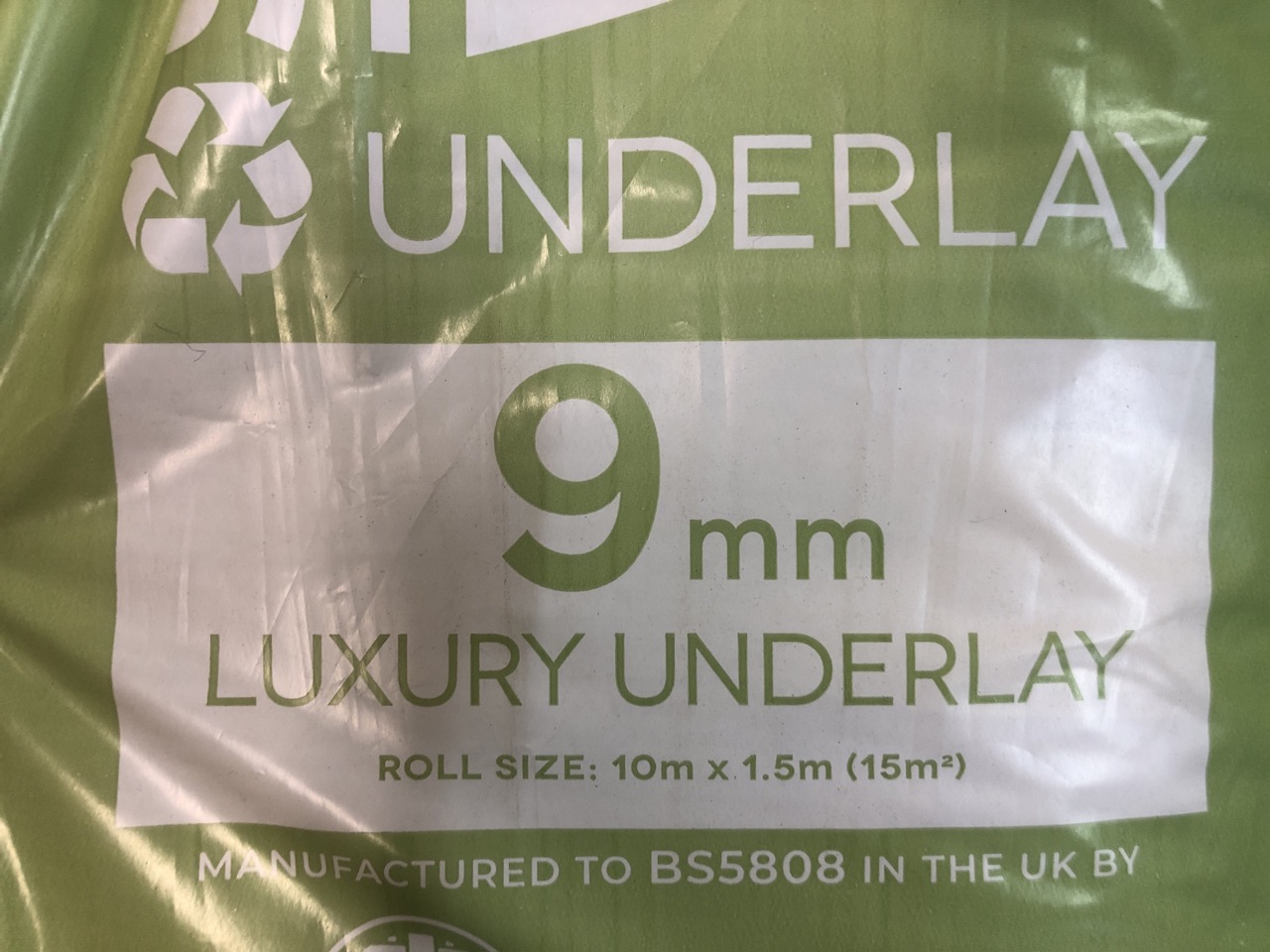 John Pye Auctions - SPRING BOND 9MM LUXURY UNDERLAY 10M X 1.5M ...