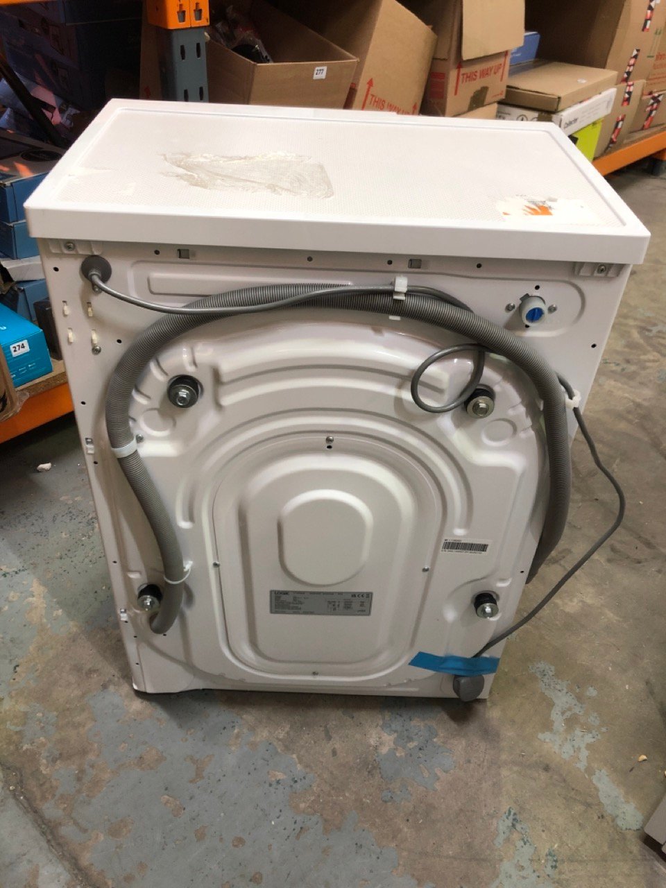 John Pye Auctions - LOGIK WASHING MACHINE MODEL NO: L712WM23