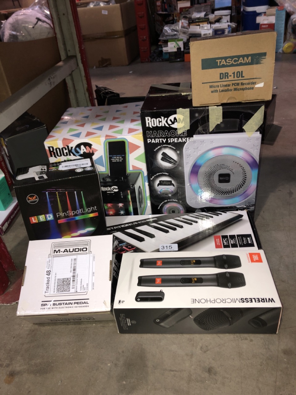 John Pye Auctions - QTY OF MUSIC ITEMS TO INCLUDE M-AUDIO KEYSTATION ...