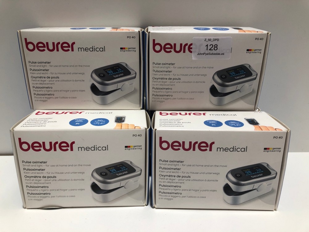 John Pye Auctions - 6 X BEURER PO40 PULSE OXIMETER | MEASURES HEART ...