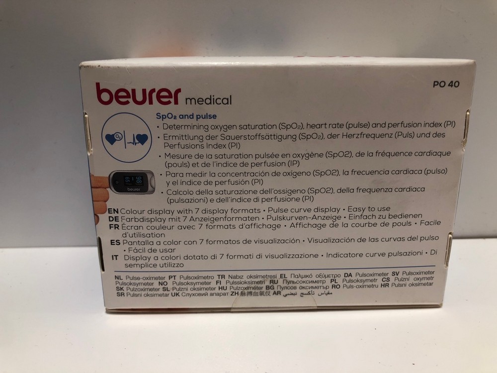 John Pye Auctions - 6 X BEURER PO40 PULSE OXIMETER | MEASURES HEART ...
