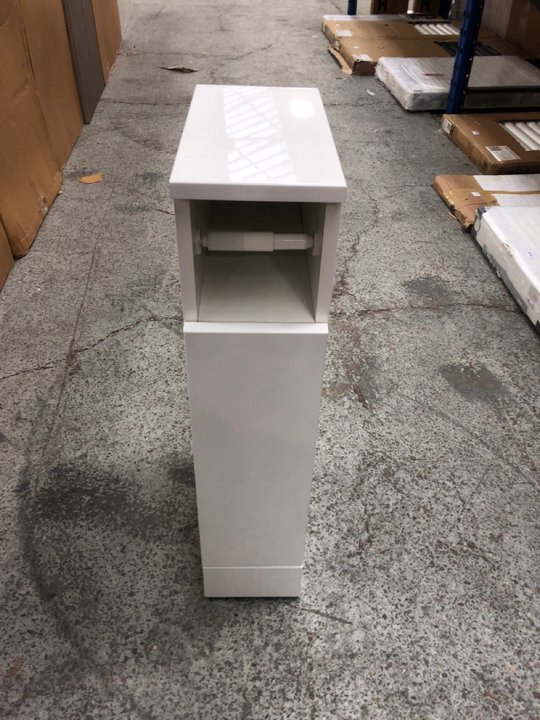 John Pye Auctions - FLOOR STANDING GLOSS WHITE TOILET ROLL UNIT 170 X ...