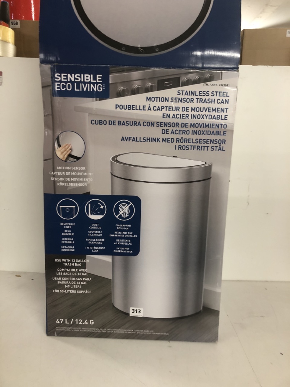 John Pye Auctions - SENSIBLE ECO LIVING STAINLESS STEEL MOTION SENSOR ...
