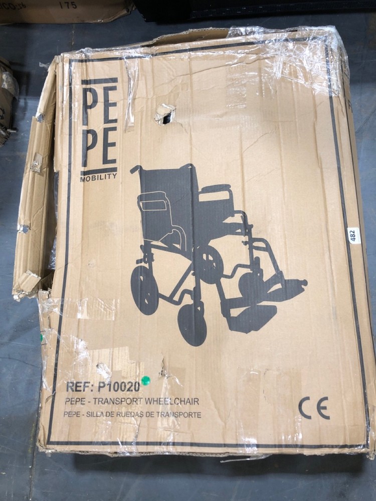 John Pye Auctions - PEPE MOBILITY SELF-PROPELLED TRANSIT WHEELCHAIR ...