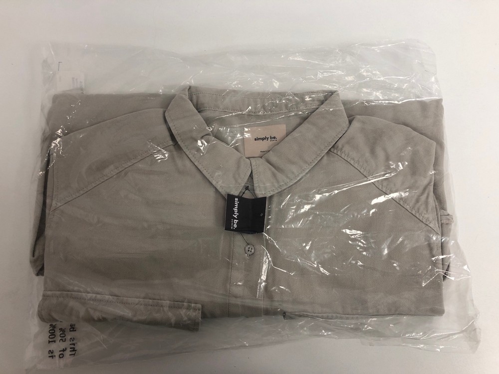 John Pye Auctions - 3 X DENIM SHACKET - STONE - (UY055510) - RRP EACH £37