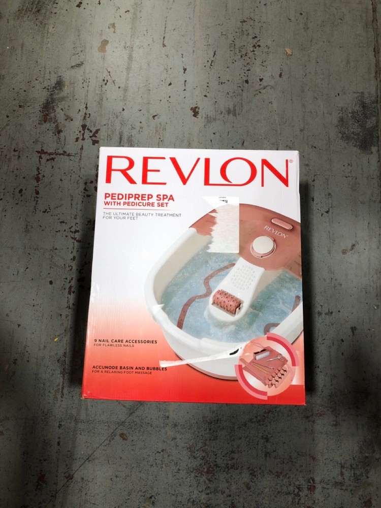 John Pye Auctions - REVLON PEDIPREP SPA WITH PEDICURE SET TO INCLUDE ...