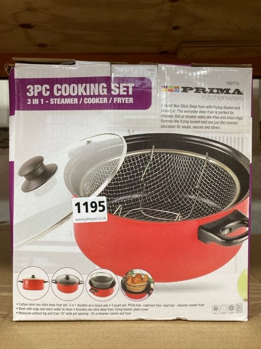 John Pye Auctions - PRIMA 3 PIECE COOKING SET: LOCATION - B20