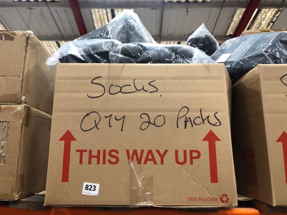 John Pye Auctions - 20 X ASSORTED PACKETS OF SOCKS TO INCLUDE ...
