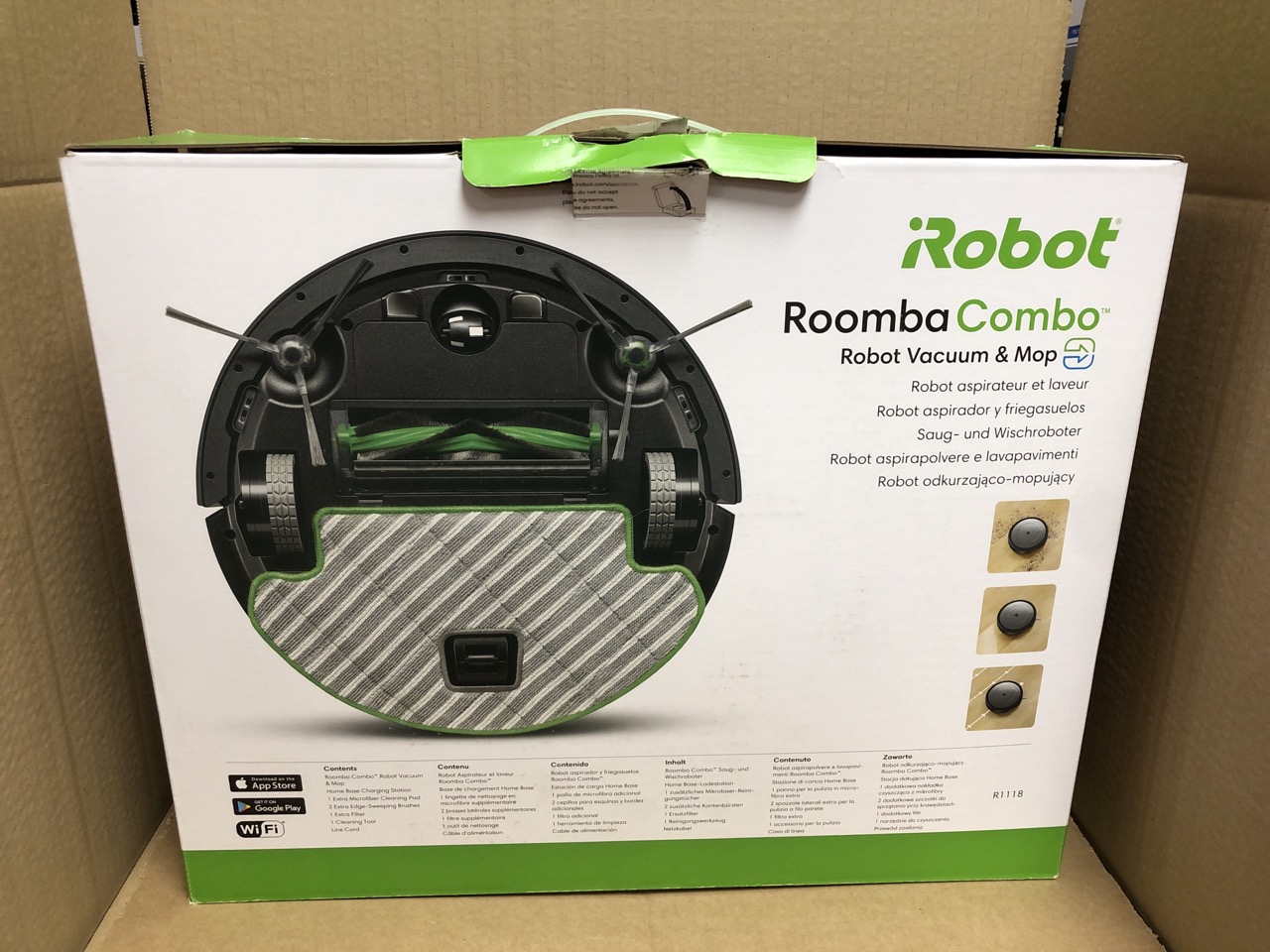 John Pye Auctions - IROBOT ROOMBA COMBO WI-FI CONNECTED ROBOT VACUUM ...