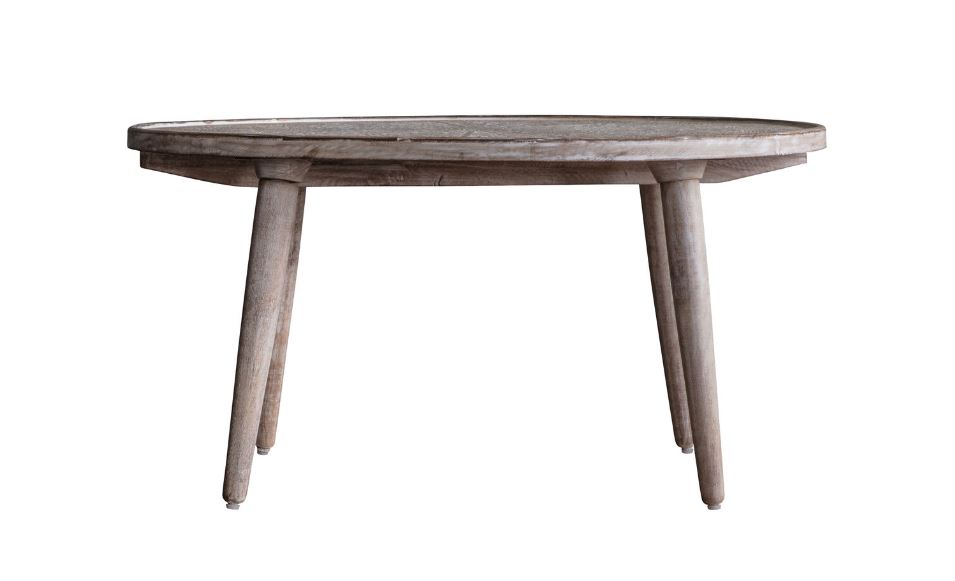 John Pye Auctions - AGRA COFFEE TABLE IN NATURAL/WHITE (COLLECTION OR ...