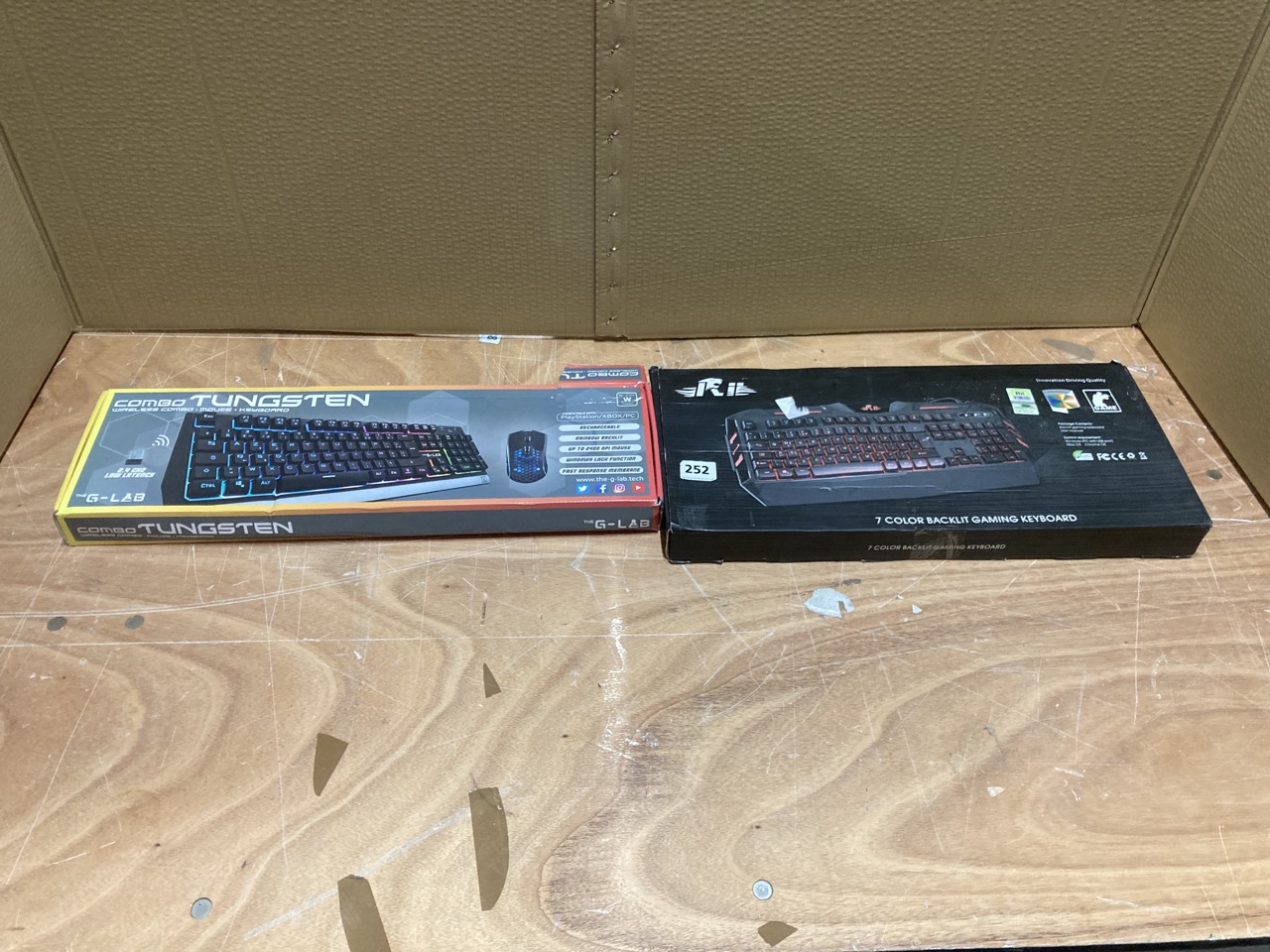 John Pye Auctions - 2 X GAMING KEYBOARDS INC TUNGSTEN COMBO