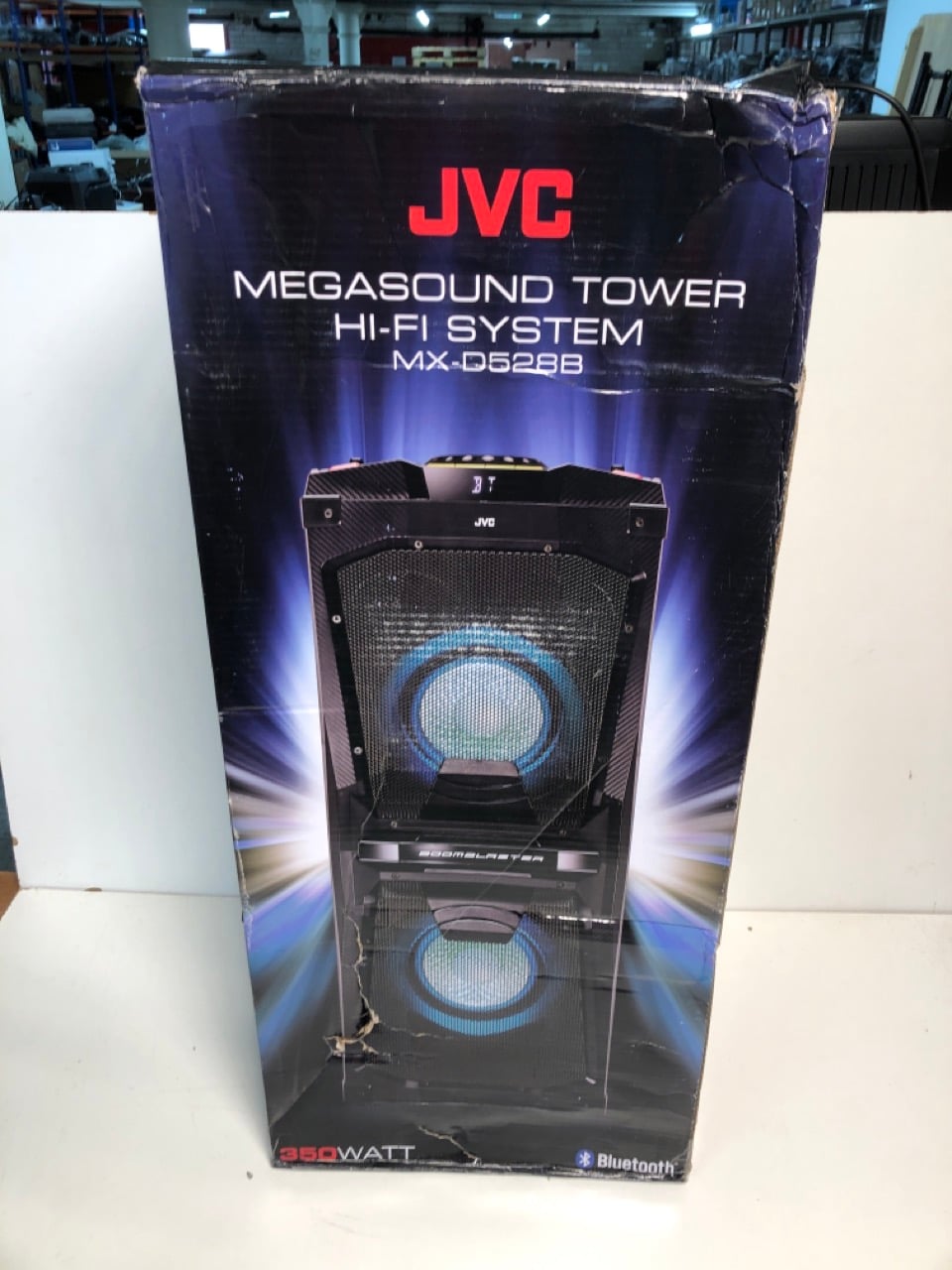John Pye Auctions - JVC MEGASOUND TOWER HI-FI SYSTEM MODEL: MX-D528B