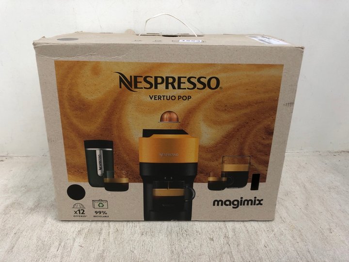 John Pye Auctions - NESPRESSO MAGIMIX VERTUO POP COFFEE MACHINE ...